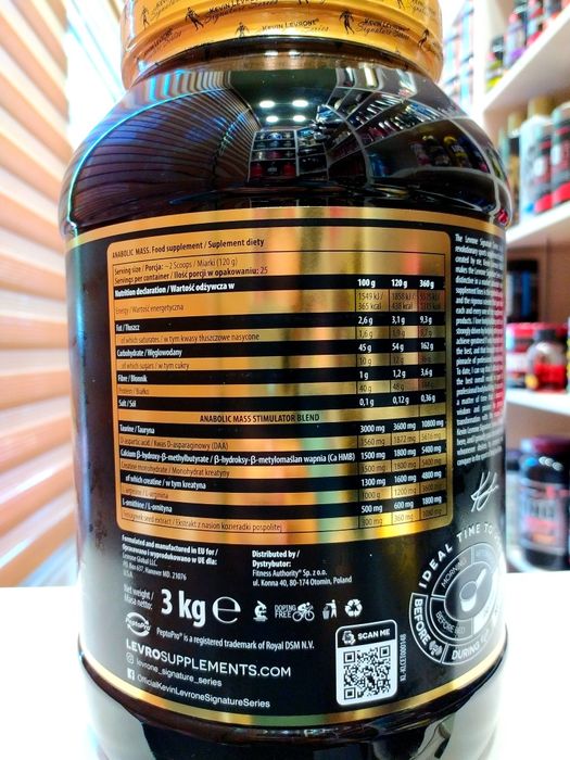 Gainer Anabolic Mass от Kevin Levrone 3kg гейнер.: 500 000 сум ...