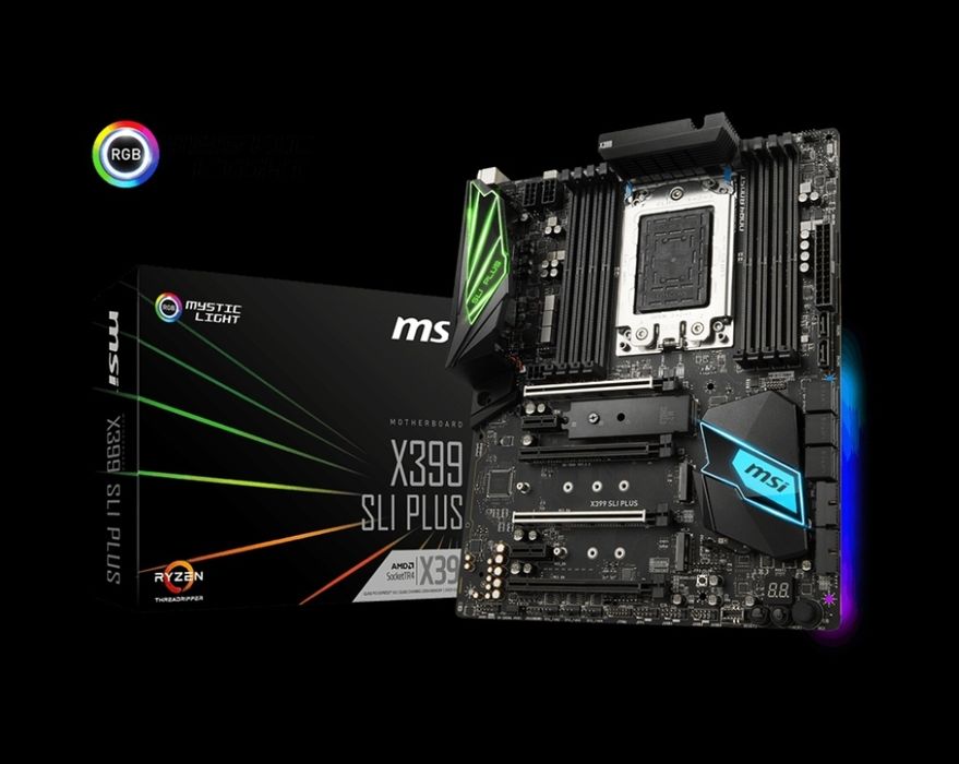 Placa baza gaming MSI X399 SLI Plus Socket TR4 Galati • OLX.ro