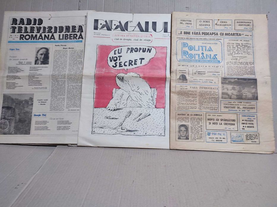 Ziare, reviste, brosuri din 1990 (multe disparute) Ploiesti • OLX.ro