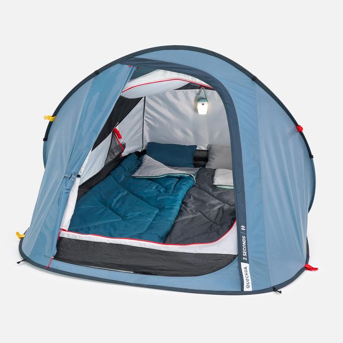 Cort Camping 2 Seconds 2 persoane - produs resigilat (nou) Decathlon ...