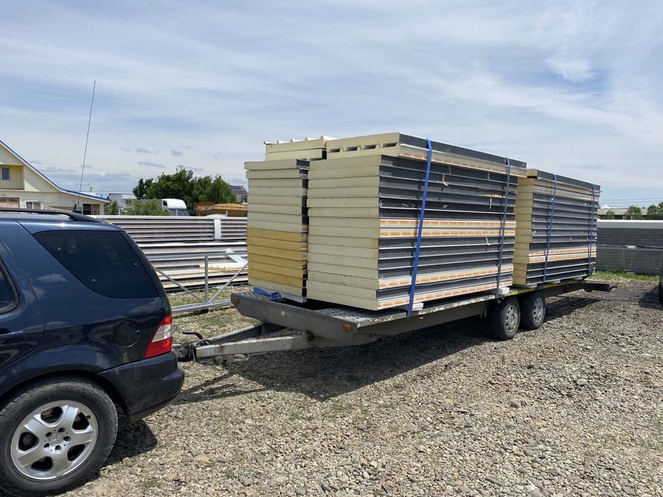 Panouri sandwich NOI CAL 2 capete de linie la 3 m lungime Focsani • OLX.ro