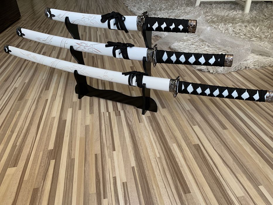 Set Sabii katane ninja cadou samurai katana colectie panoplie Bucuresti ...