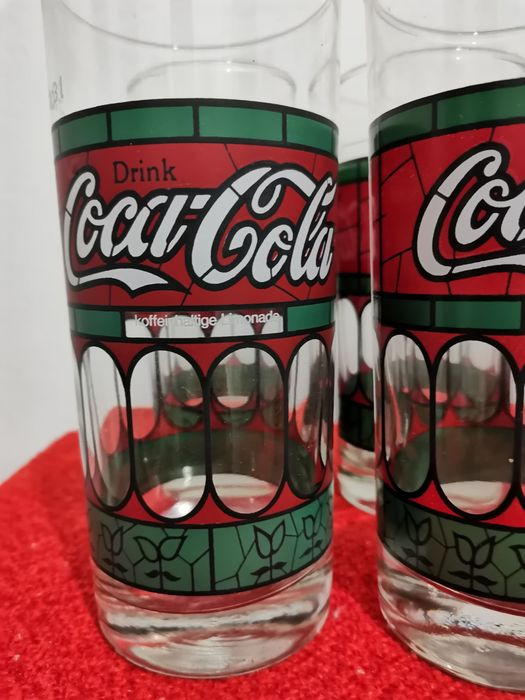 Pahare Coca Cola anii '80 Caracal • OLX.ro