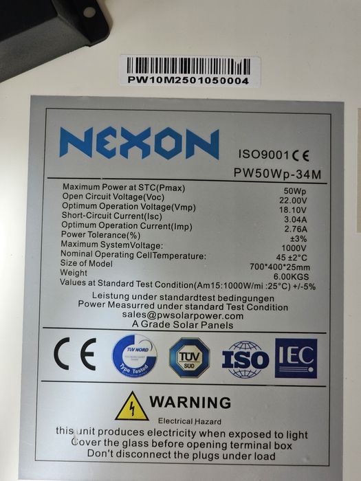 Nexon panou solar+regulator tensiune Brasov • OLX.ro