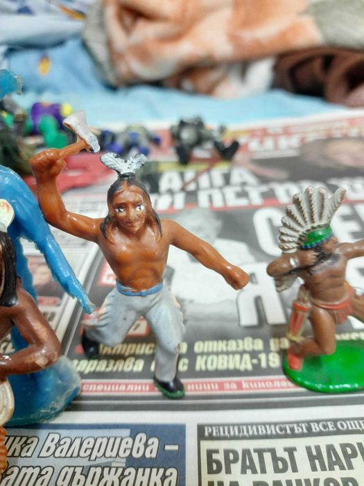 Реалистични фигурки за игра-каубои+индианци+рицари+войници+спайдърмени гр. София Люлин 7 • OLX.bg