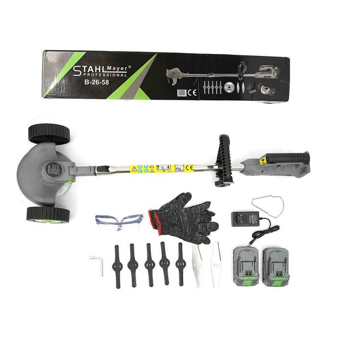 Акумулаторен тример STAHLMAYER PRO 36V 8Ah с колелца гр. Пловдив Сточна гара • OLX.bg