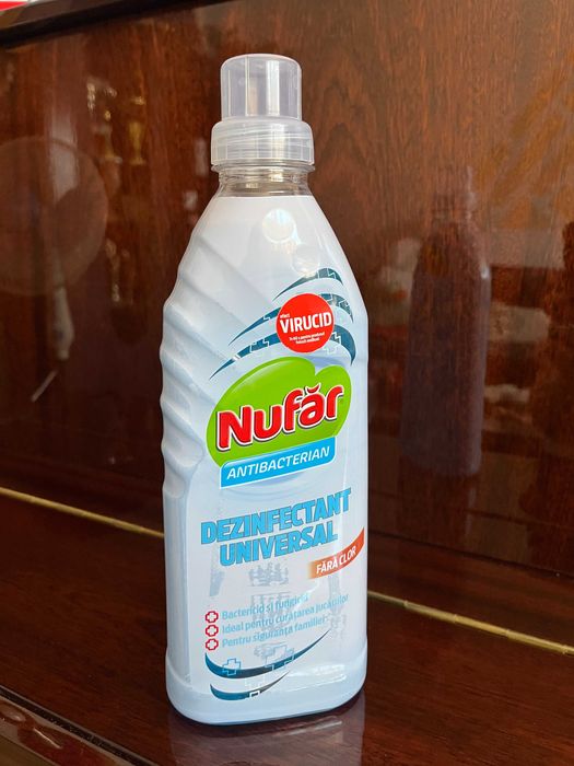 Dezinfectant Universal Nufăr Antibacterian & Virucid - Fără Clor 1L ...