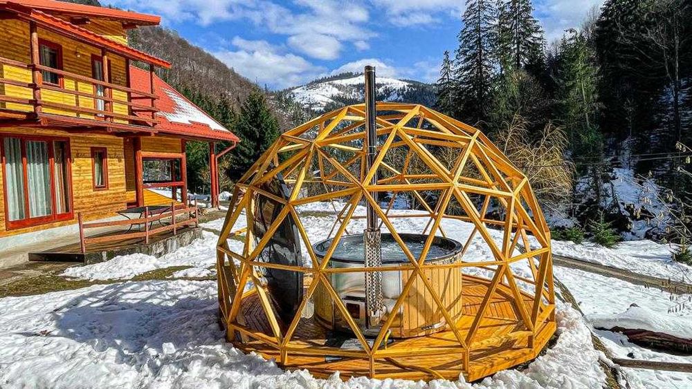 Cabana de inchiriat cu ciubar cu jacuzzi la 40 km de CJ Cluj-Napoca ...