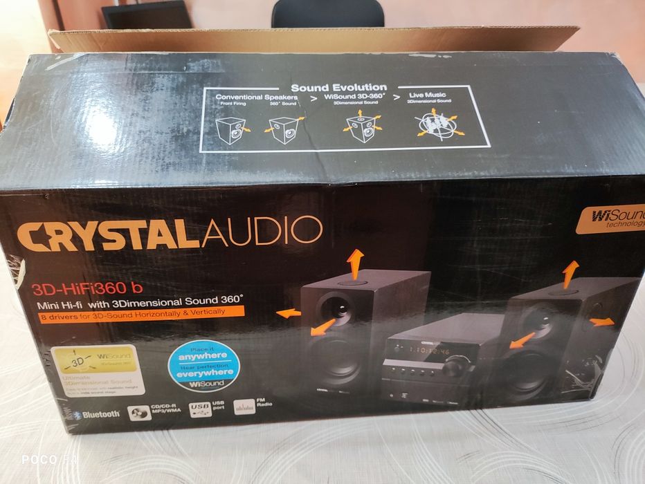 Crystal Audio Sound System 2.0 3D-HiFi360 гр. Червен бряг • OLX.bg