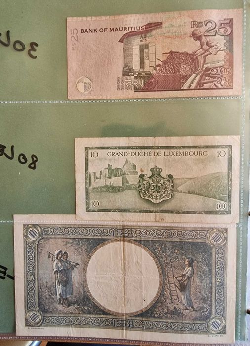Lot de bancnote straine si romanesti (20) Galati • OLX.ro