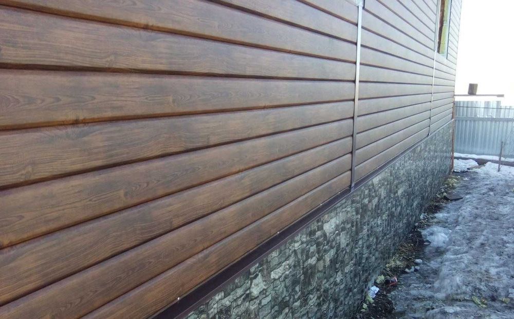 Сайдинг под дерево (форма бревно блок-хаус, Брус, корабельная доска): 4 ...