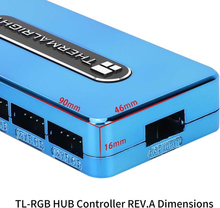 PWM ventilator Thermalright TL-RGB HUB Controller Rev.A 10 port 4 pin ...