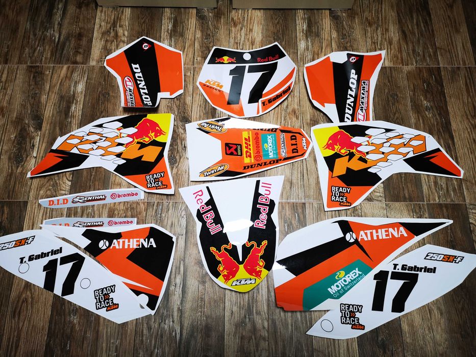 Seturi Stickere Cross Enduro atv ktm husqvarna honda yamaha Sibiu • OLX.ro