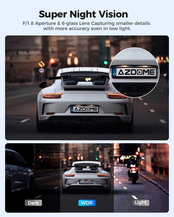 Camera auto DVR AZDOME GS63H, 4K, WiFi, GPS Galati • OLX.ro