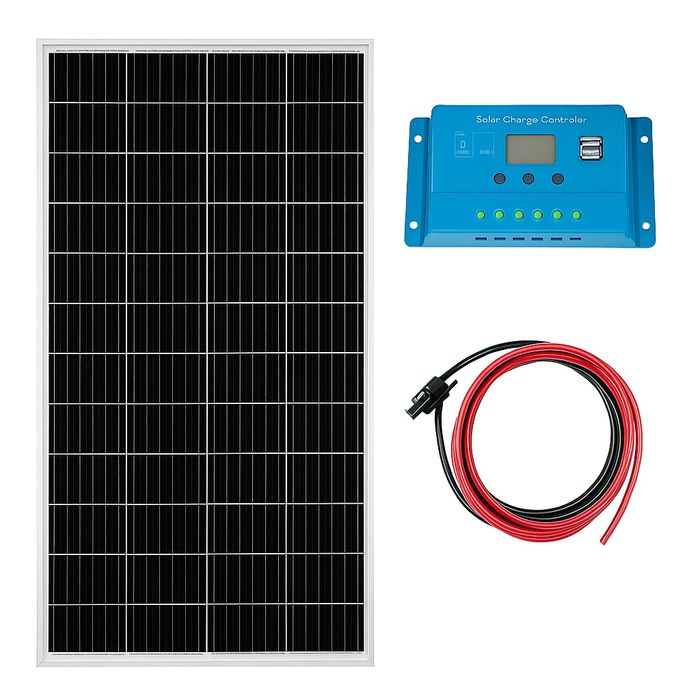 Kit panou solar fotovoltaic 12V /100W si 200W rulota terasa foisor ...