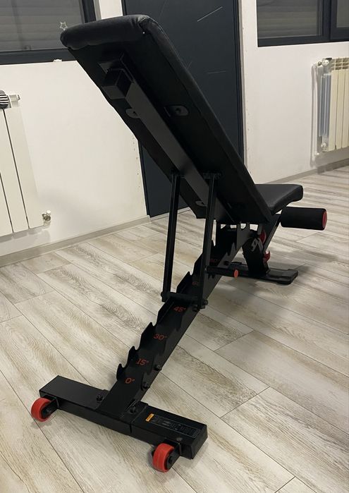 Bancă bodybuilding / abdomene Bench 900 cu grad de înclinare/declinare ...