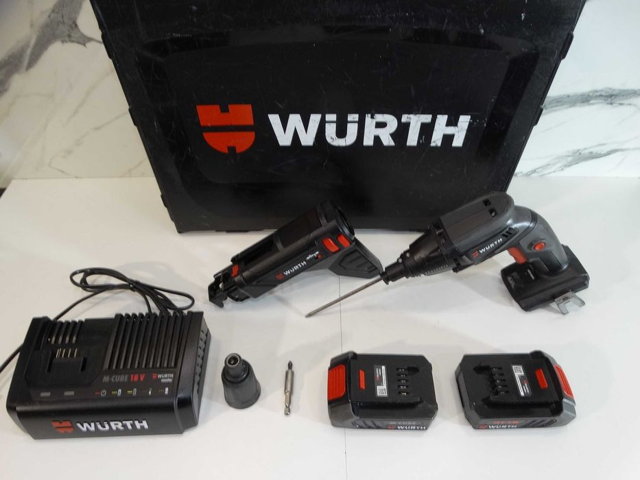 Wurth Master ATS 18 Automatic + 2 x 2 Ah - Винтоверт за гипскартон гр. Варна ЖП Гара • OLX.bg