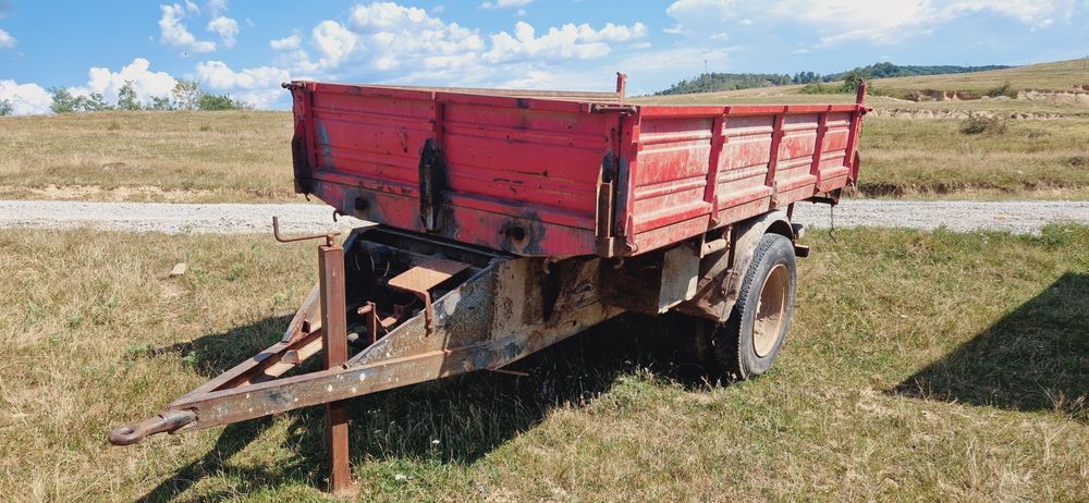 Remorca basculabila hidraulic tractor agricola Dusesti • OLX.ro