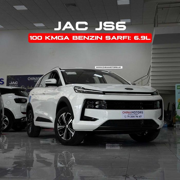JAC JS6 rasmiy dillerdan 3 yillik kafolat bilan!!!: 316 000 000 сум - JAC Ташкент на Olx