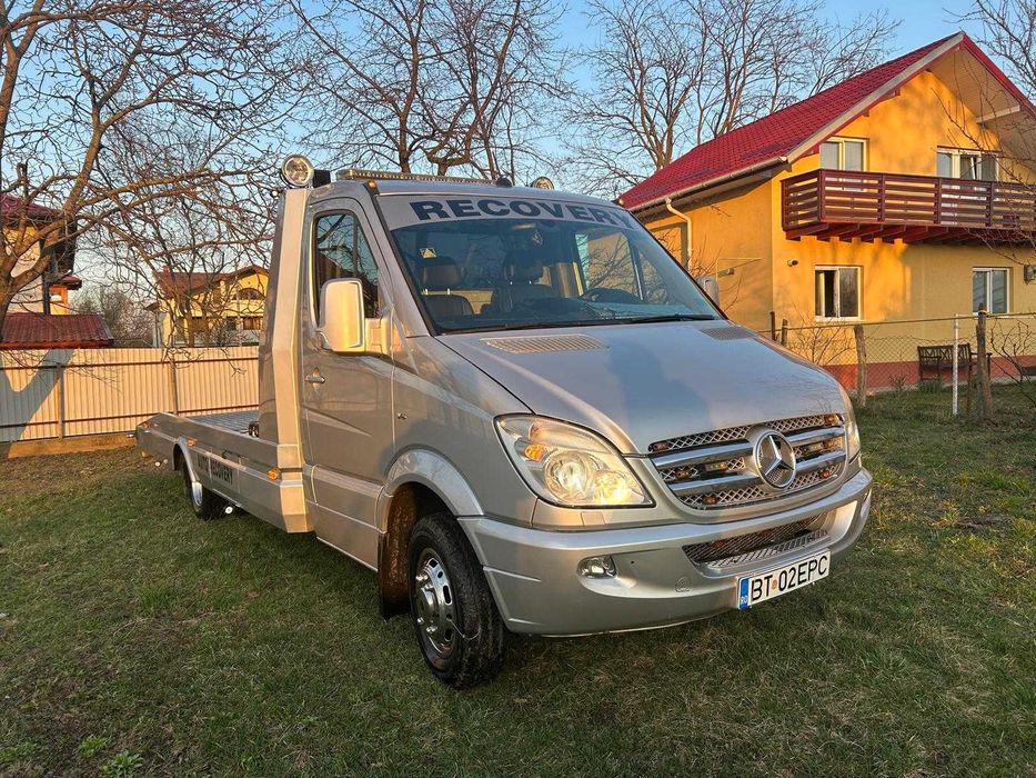 Mercedes Sprinter 518 Auto Platforma BA14 3,5 T 5.20m Botosani • OLX.ro