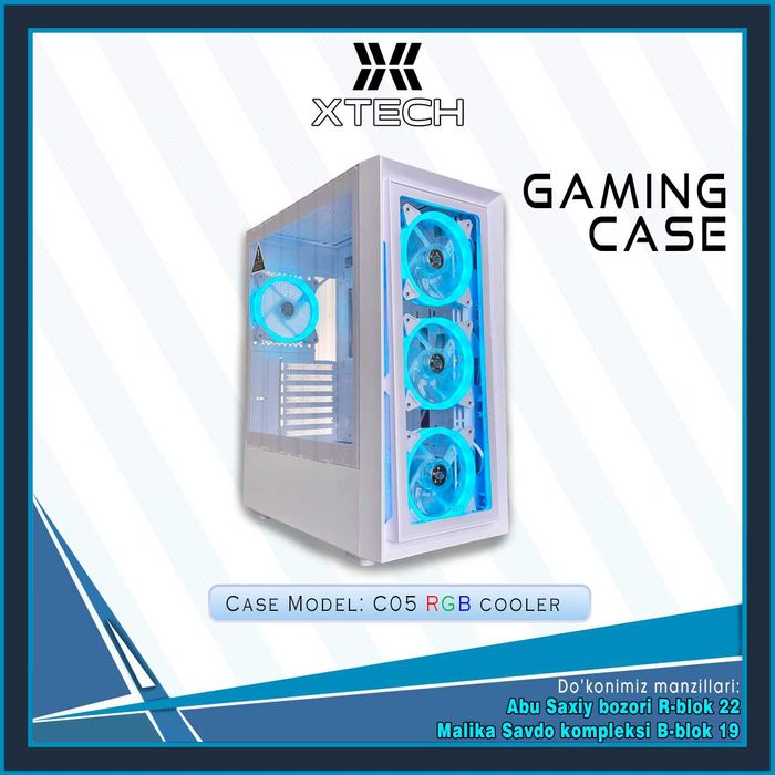 Xtech case RGB (Модель C-05) игровой кейс: 39 у.е. - Комплектующие Ташкент на Olx