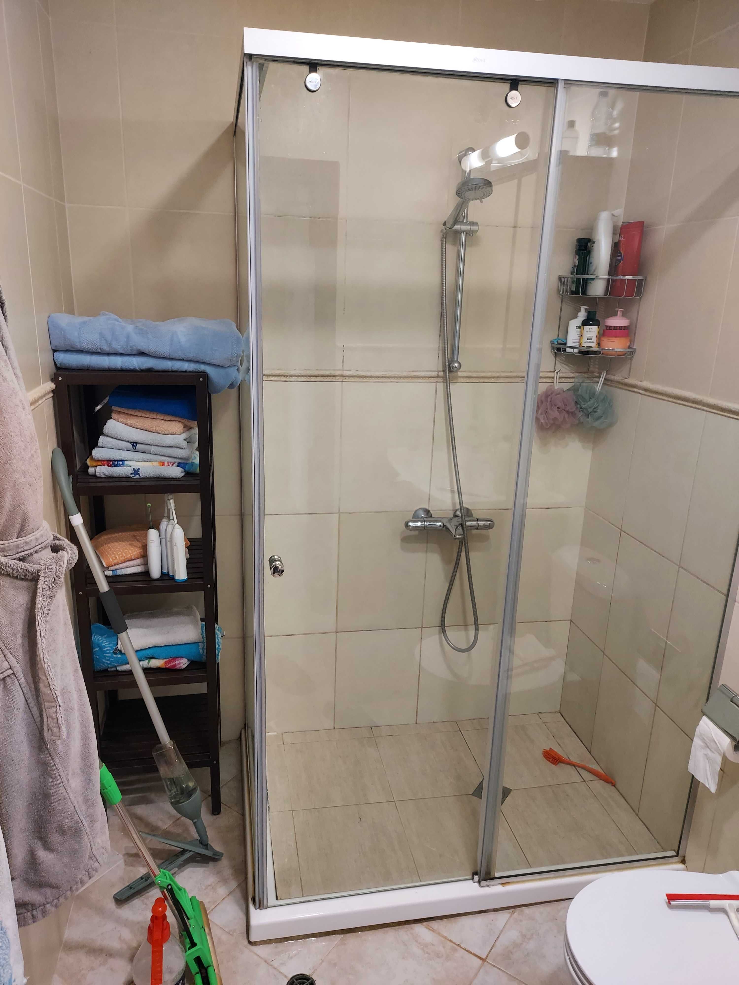 Стъклена душ кабина 120 х 80 см с. Приселци • OLX.bg