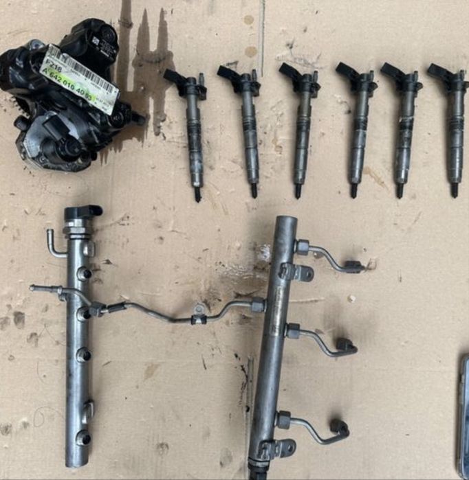 KIT INJECTIE OM642 Euro5/6 Injectoare pompa rampe Mercedes E C Cls S ...