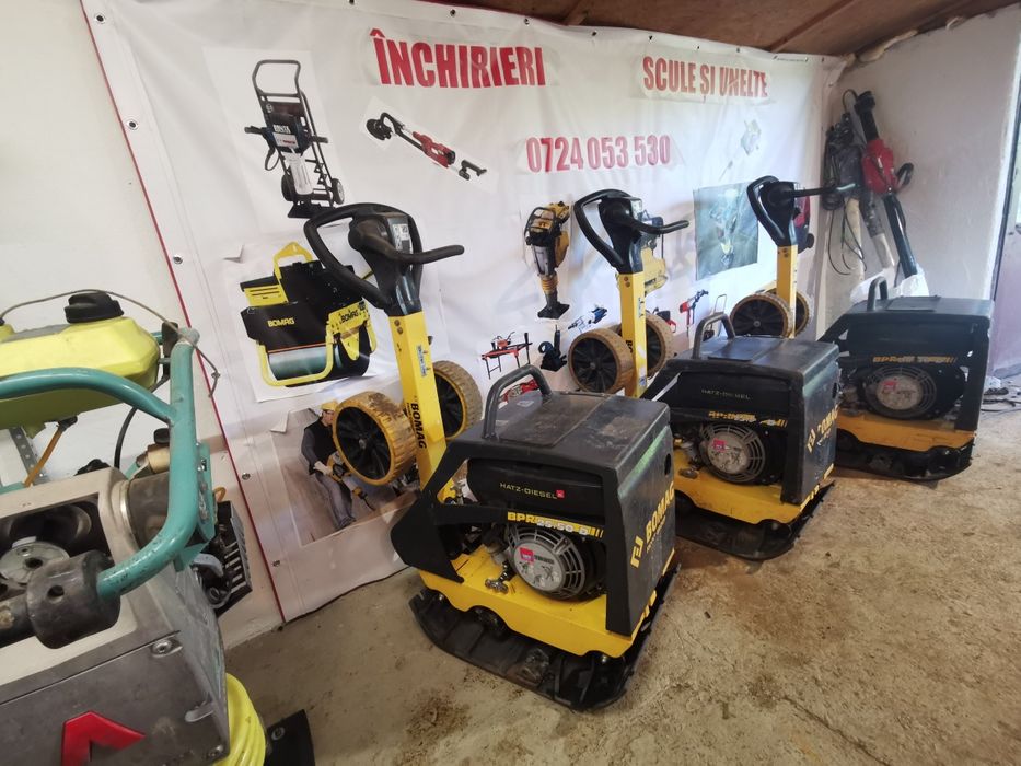 Mai compactor placa talpa motomai slefuitor picamer inchirieri Ploiesti ...