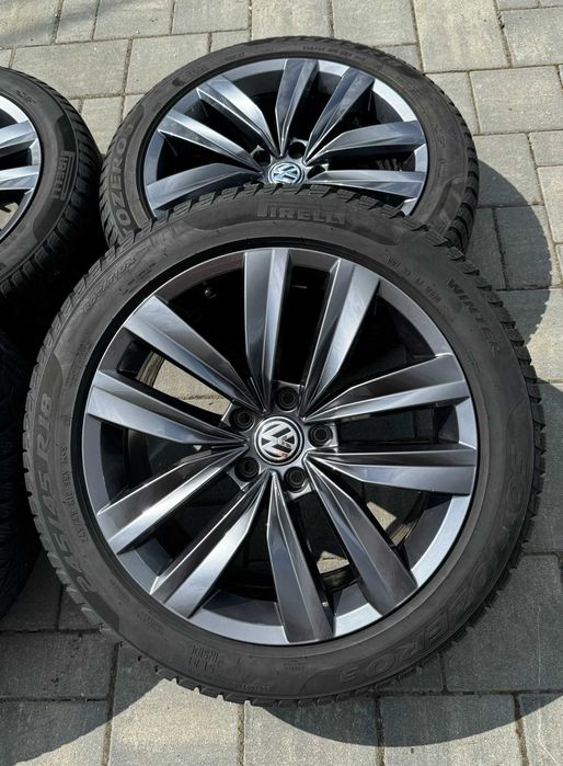 Roti cu jante originale VW Passat B8 Almere si anv iarna 245 45 18 ...