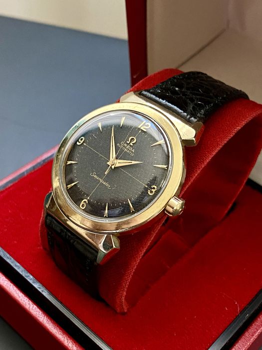 Ceas Omega Seamaster Automatic.Crosshair-Honeycomb cadran, aur&otel ...