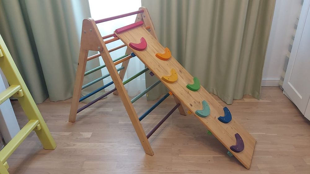 Triunghi pikler cu rampa de catarare achizionat de la Vulps toys Palazu ...