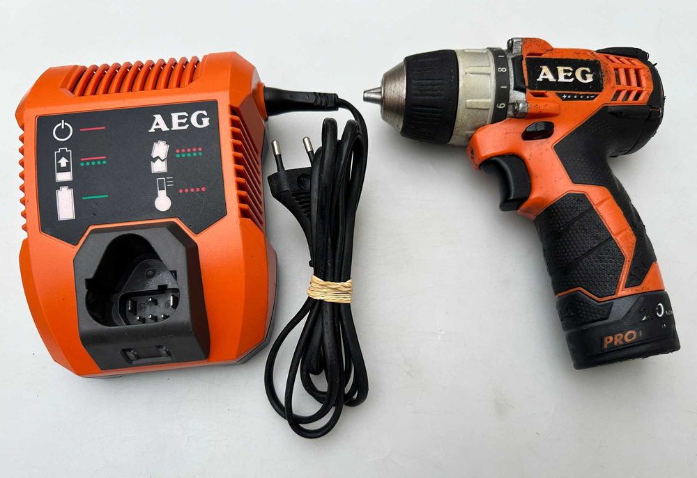 AEG BS 12 C - Акумулаторен витноверт 12V 2.0Ah гр. Шумен Добруджански • OLX.bg
