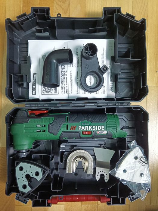 Parkside multifunctional 12V multi cutter tăietor oscilant șlefuitor ...