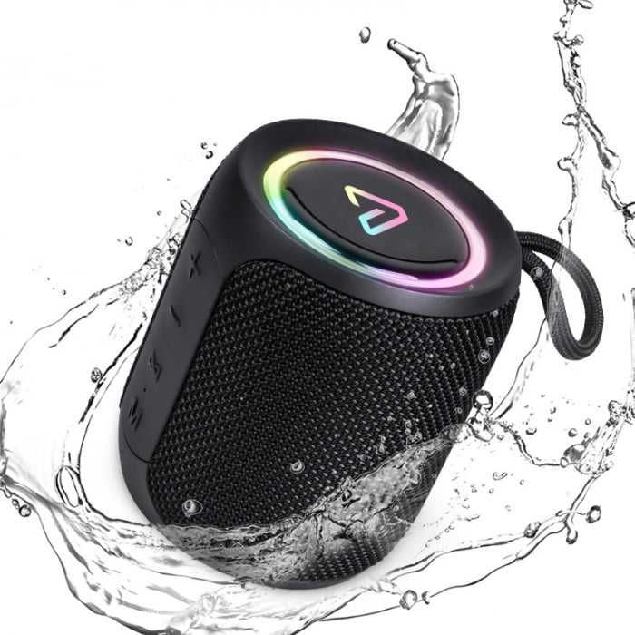 Boxă portabilă Bluetooth – Waterproof, bass puternic, LED RGB Iasi • OLX.ro
