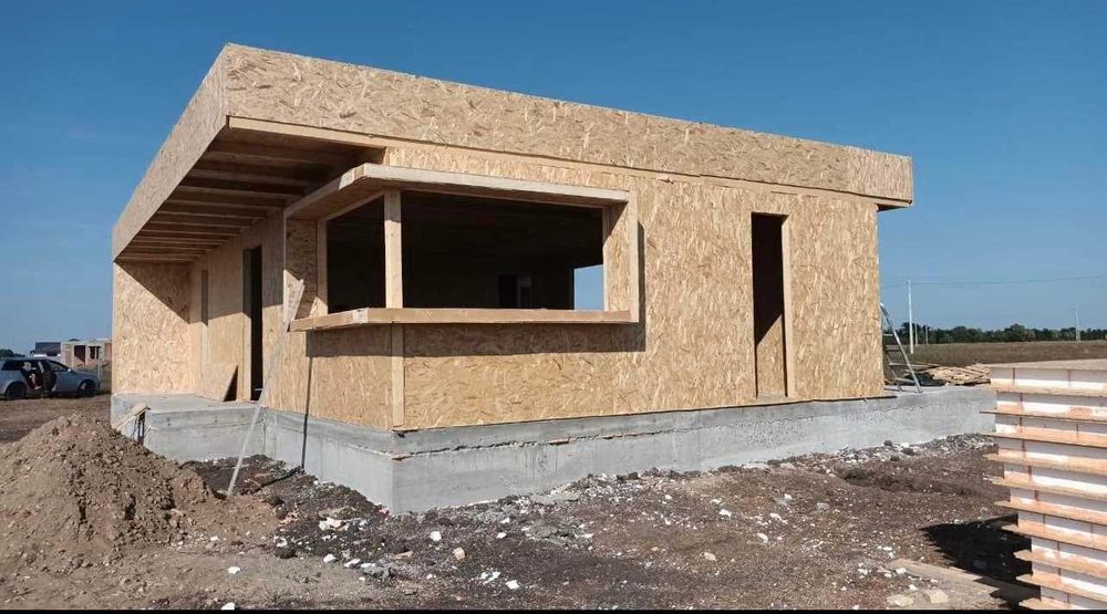 Kit casa de lemn - 60 mp - panouri sip Cluj-Napoca • OLX.ro