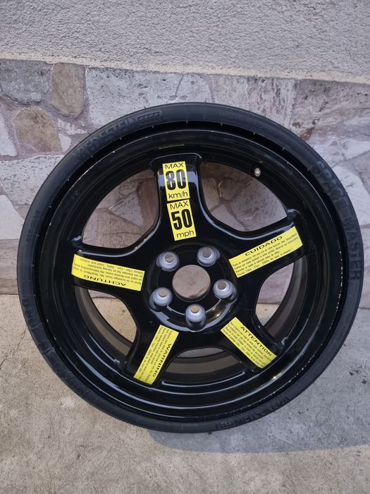 Roata rezerva slim pliabila din aliaj audi q5 q7 vw touareg mercedes ...