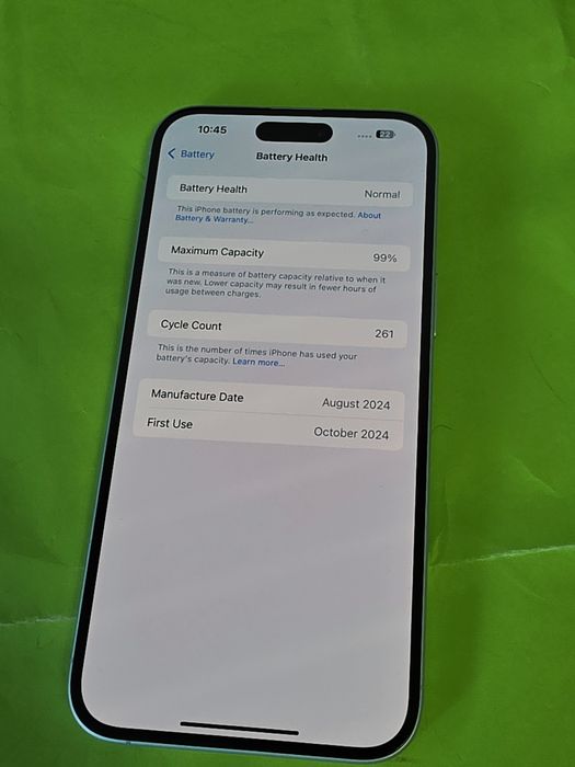 99% 256GB iPhone 16 Plus + Yettel Гаранция 2027г. White / Бял гр. София ...