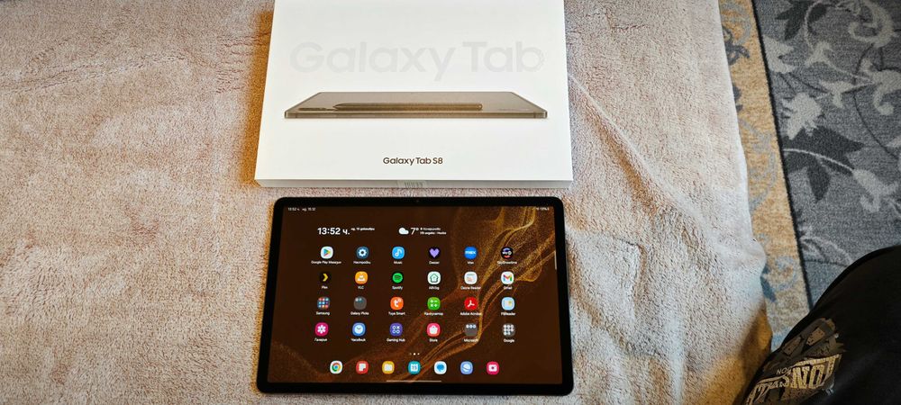 Samsung galaxy tab S8 SM-X700 128 gb + Galaxy book cover - Гаранция гр. Благоевград Ален мак ...