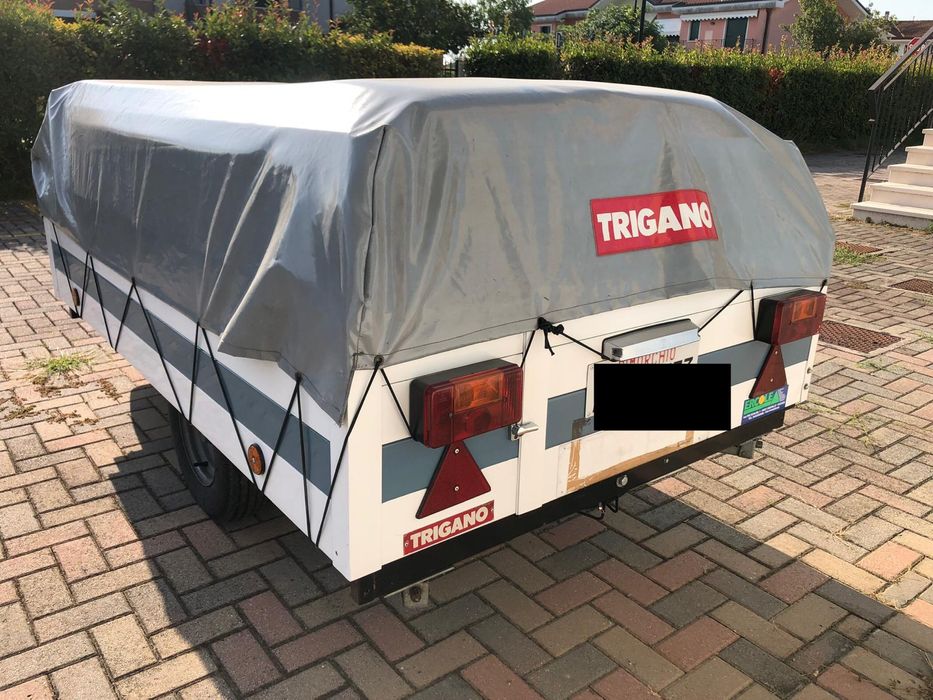 Remorca rulota Trigano import Italia ca noua Oradea • OLX.ro