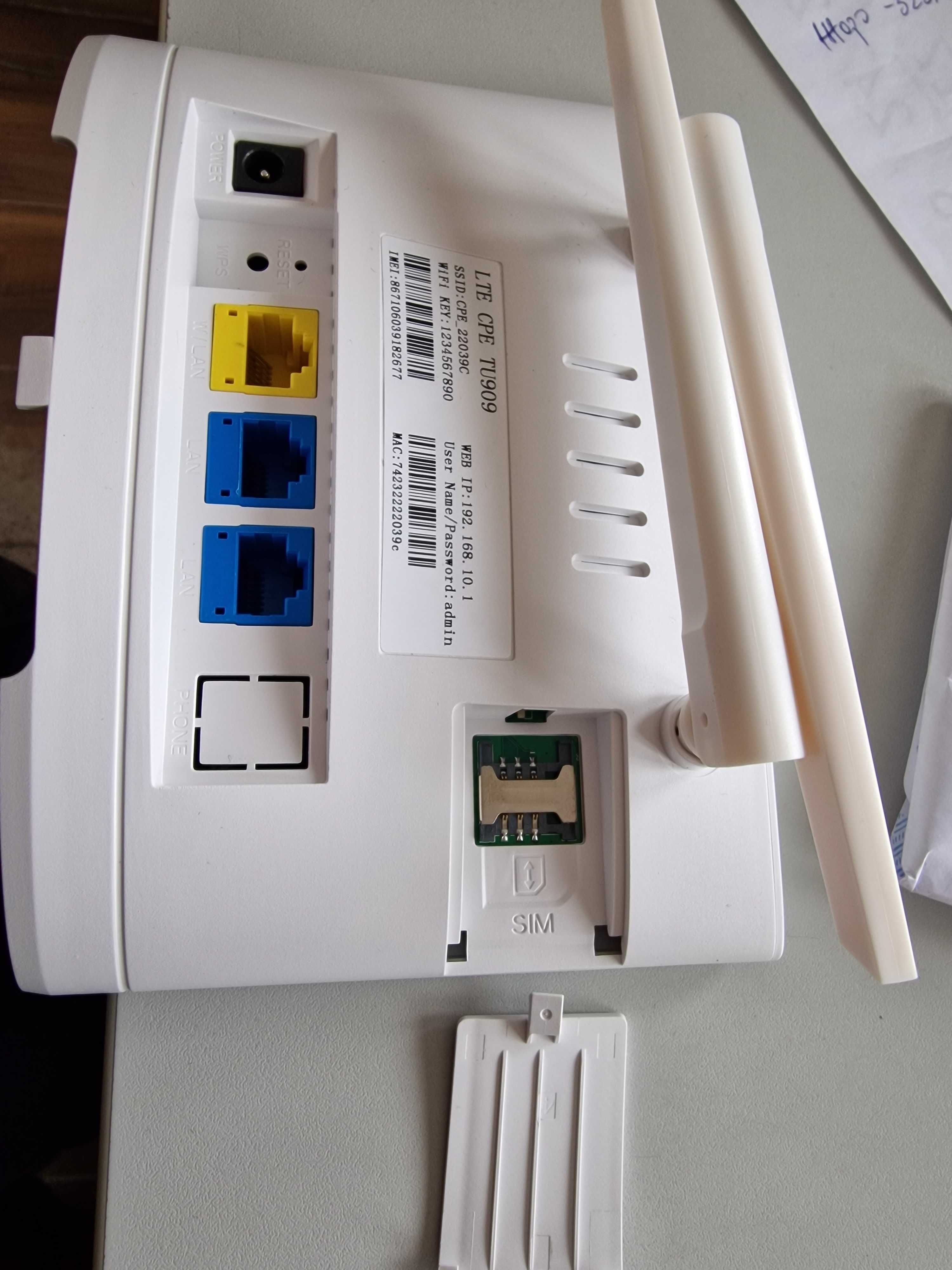 Мобилен безжичен рутер,слот за сим карта,отключен за всички,300Mbps,4G ...