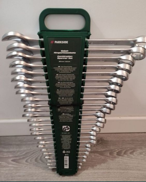 Parkside set de 25 chei fixe inelare cu suport de perete Bucuresti ...