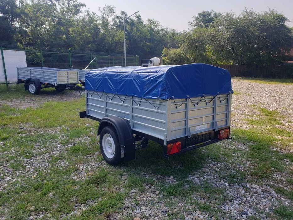 Remorca Noua L-2.15m cu Foi De Arc, Telescop, An 2025, Prelata ...