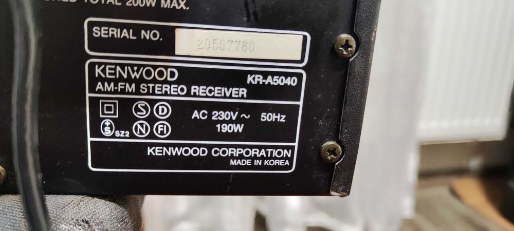 Amplificator Audio Kenwood KR-A5040 Statie Audio Bucuresti Sectorul 4 • OLX.ro