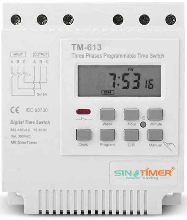 Releu digital trifazic, Sinotimer, temporizator programabil Focsani ...