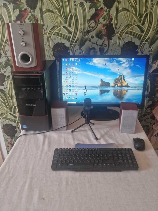 PC Lenovo H420 monitor Benq Targu-Mures • OLX.ro