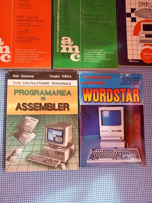 Cărți tematica IT ,calculator,felix,HC,calculatoar Romanesc,vintage ...