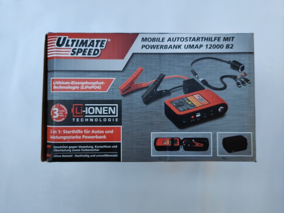 Redresor Starter auto ultimate speed Nou power bank lanterna parkside ...