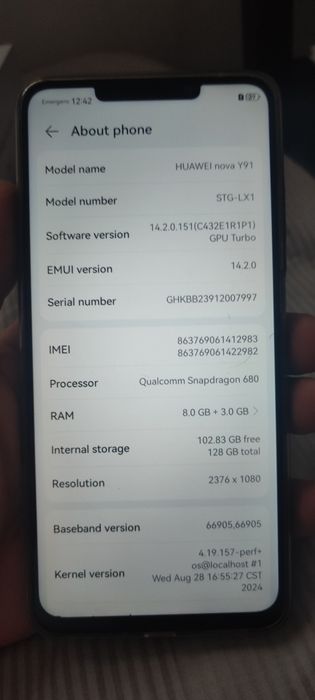Huawei nova Y91 8+3GB RAM гр. София Люлин - център • OLX.bg