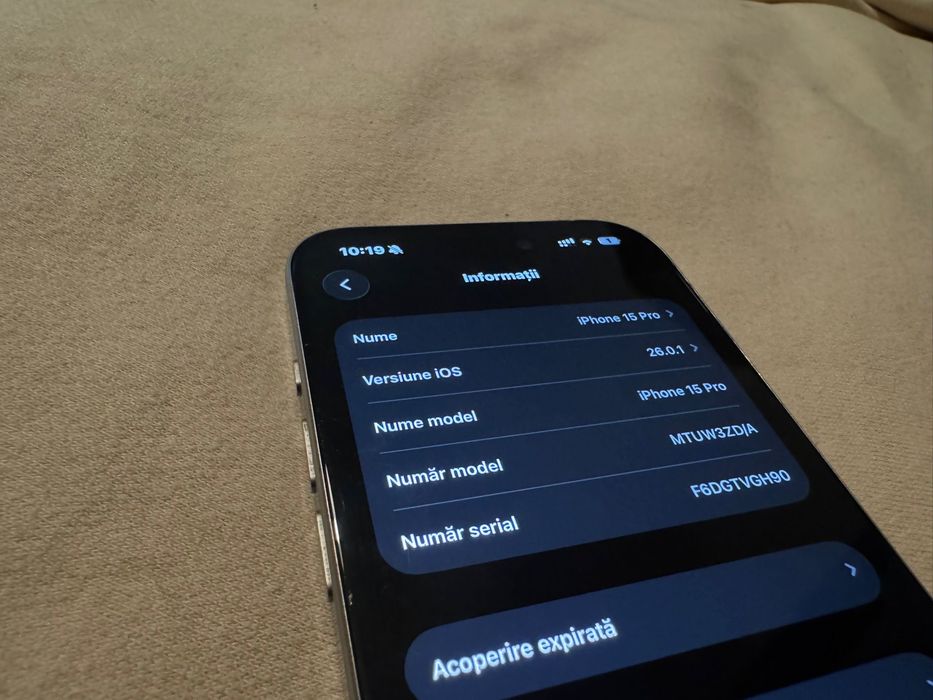 IPhone 15 Pro White 128GB 90% Battery Health Falciu • OLX.ro