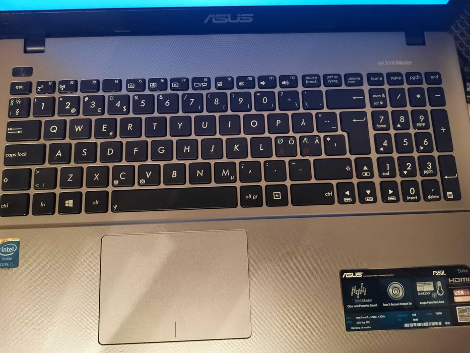 Лаптоп Asus F550l/i5 4gen/ /6Ram/750HDD/ гр. Шумен Боян Българанов 1 ...